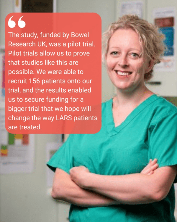 Treatment pathway to improve bowel control after bowel resection for ...